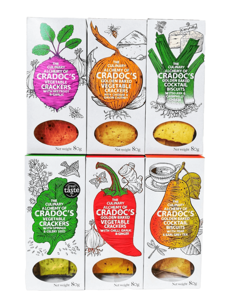 Cradoc's Savoury Biscuits - Crackers for Cheese Lovers
